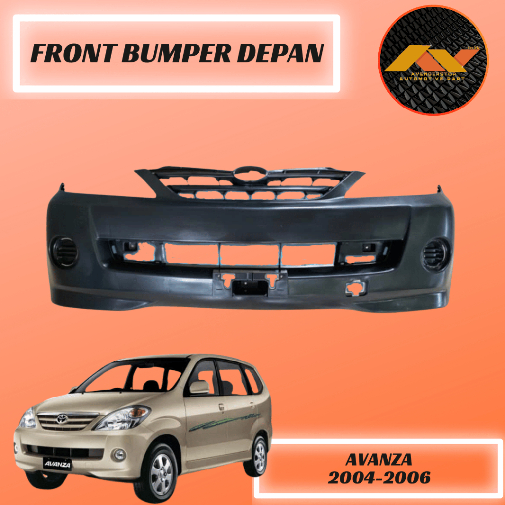 TOYOTA AVANZA 2004 FRONT BUMPER DEPAN 100% NEW HIGH QUALITY | Shopee ...