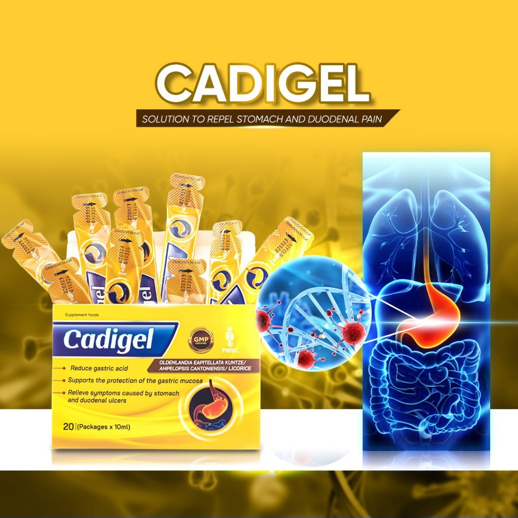 Cadigel Supports To Protect Stomach Wall, Reduces Symptoms Of Reflux ...