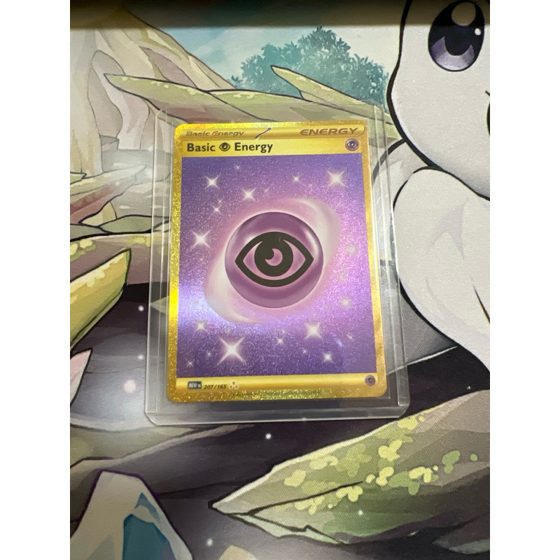Pokemon TCG 151 - Psychic Energy - 207/165 - Gold Secret Rare | Shopee ...