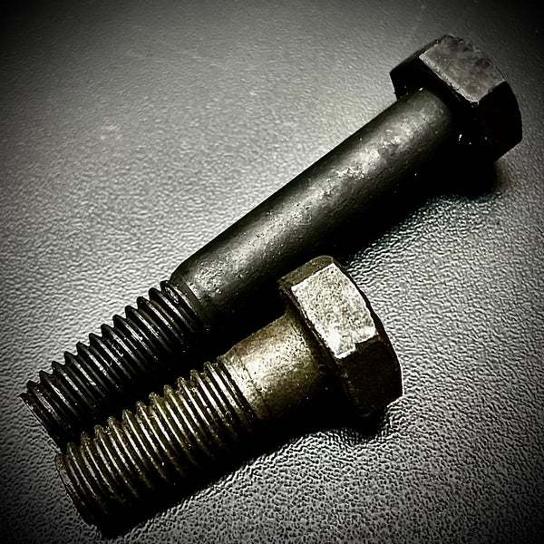 BSW Bolt and Nut Hex Half Threaded Long Bolt Partial Thread Nut Skru ...