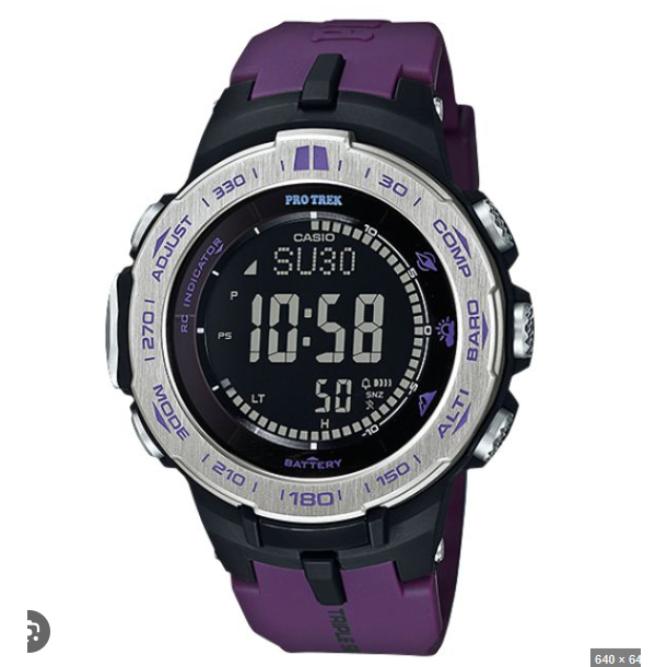 100% ORIGINAL CASIO PROTREK SOLAR MULTIBAND 6 TRIPLE SENSOR SPORT WATCH PRW-3100-6 / PRW3100 ...