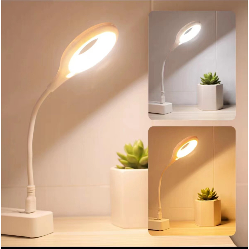 Mini Portable LED Night Light Table Lamp 智能声控灯 Smart Voice Control ...