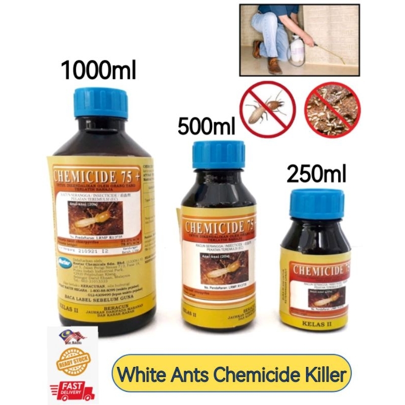 **Ready Stock** Chemicide 75+ 250ml I 500ml I 1000ml Anai Anai Termite ...