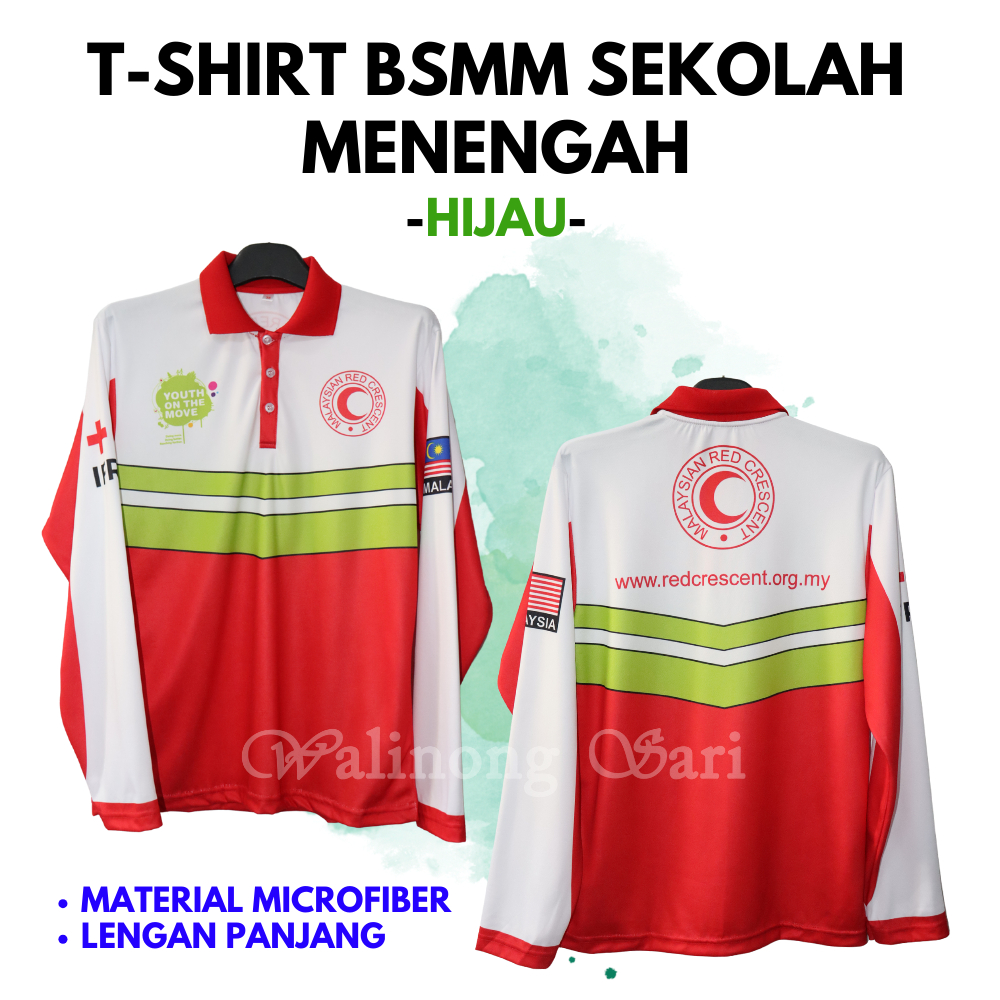 (NEW) Tshirt BSMM sekolah menengah (lengan panjang) | Shopee Malaysia