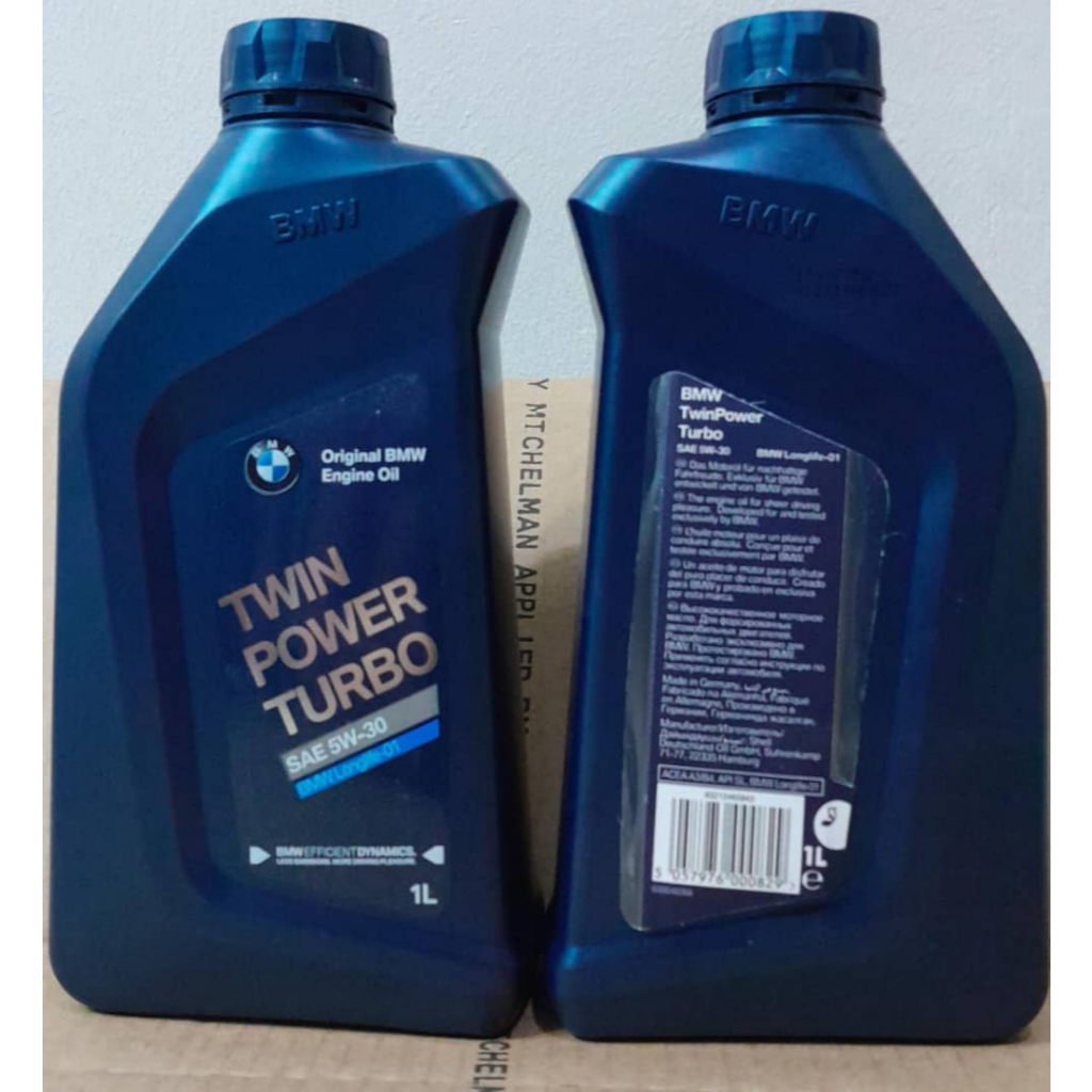 BMW MINI ORIGINAL ENGINE OIL 5W-30 TWIN POWER TURBO Fully SyntheticC1L ...