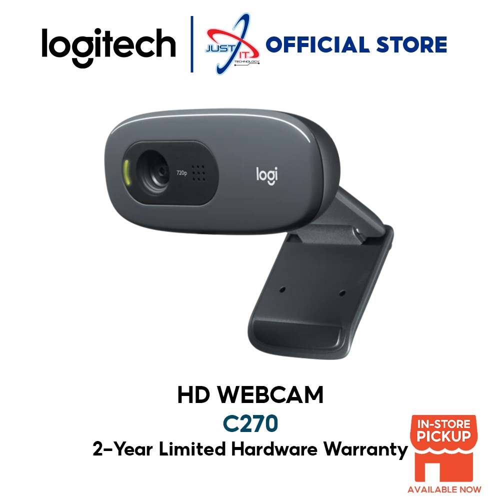 Logitech C270 HD WEBCAM HD 720p/30fps, Widescreen HD Video Calling, HD ...