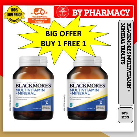 BLACKMORES MULTIVITAMIN & MINERAL TAB 30S/ 120S | Shopee Malaysia