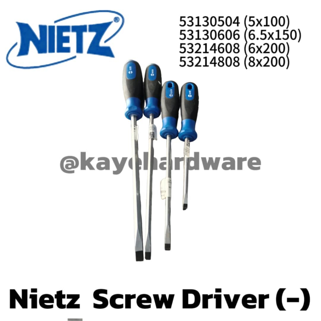 NIETZ SCREW DRIVER (-) | Shopee Malaysia