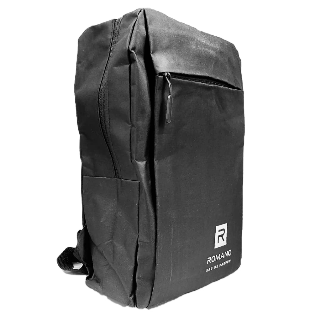 ROMANO Black Basic Laptop Bag Business Style Laptop Backpack ...