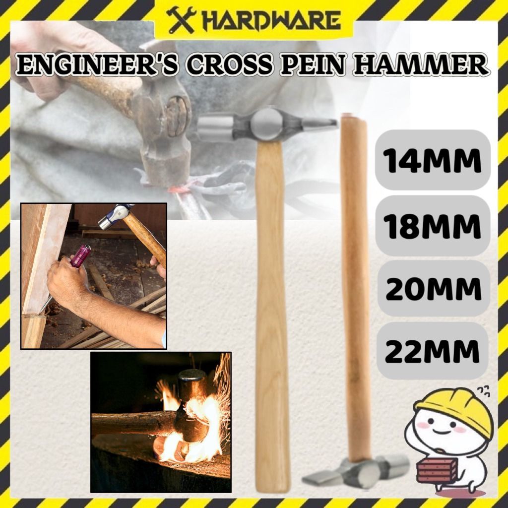 ENGINEER'S CROSS PEIN HAMMER - WOODEN HANDLE/HAMMER WOOD HANDLE WIRING ...
