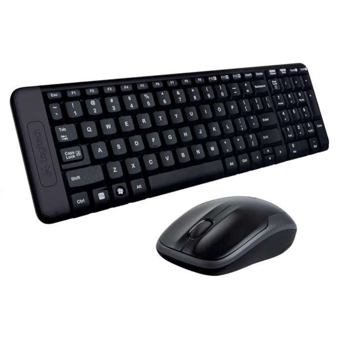 Logitech Mk220 Wireless Keyboard And Mouse Combo Space Saving Compact 2 4