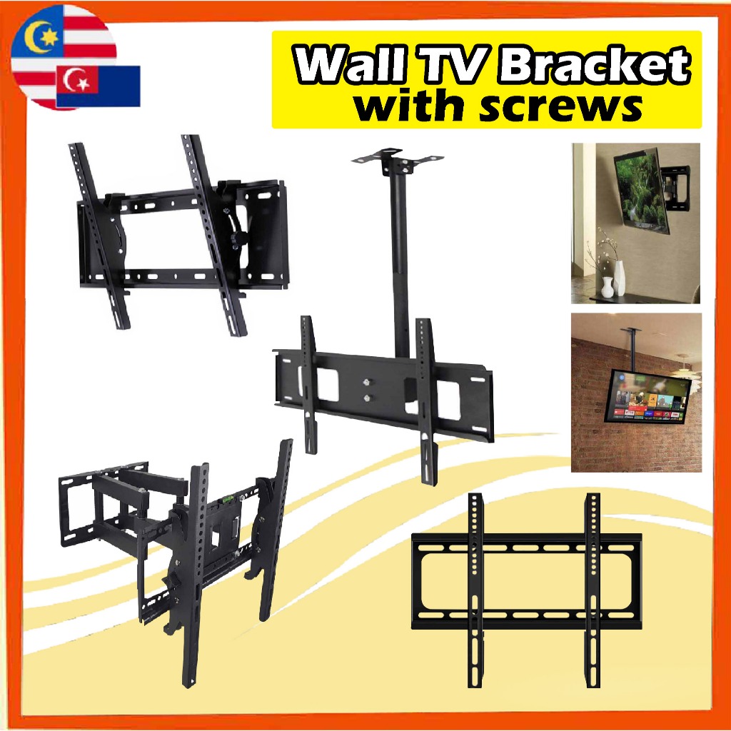 TV bracket Adjustable/Double Arm TV Bracket Universal Wall Bracket / TV ...