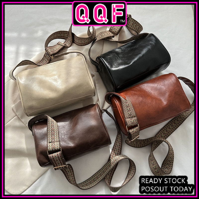 1520 PU SLING BAG KULIT leather Casual Beg Tangan Wanita women Shoulder ...