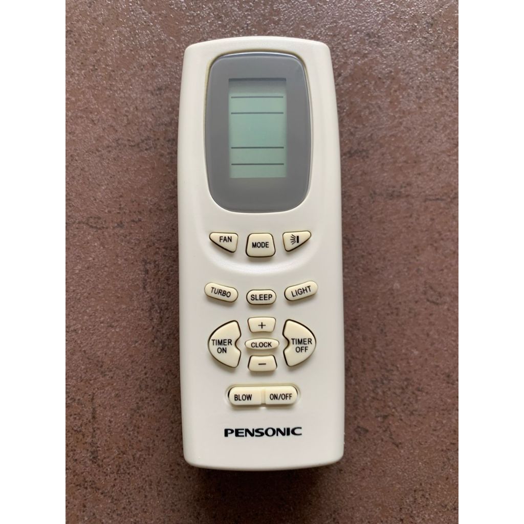 Pensonic Air Conditioner Remote Control Model PSWPCU-119, PSWPCU-169 ...