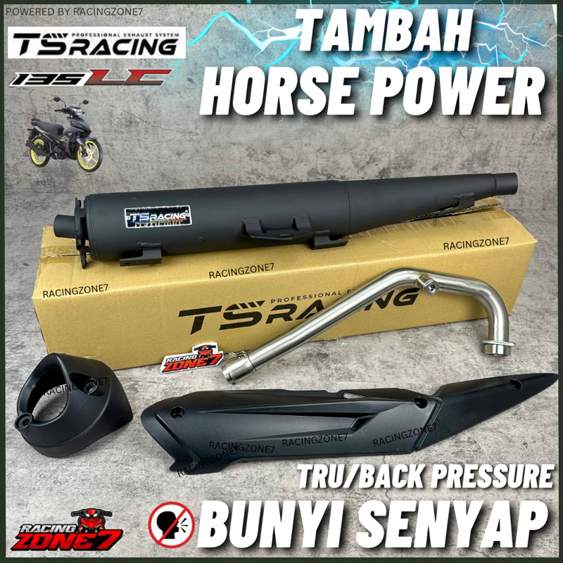 NEW TS RACING LC135 Super Back & Tru Pressure Exhaust /Pipe Angin ...