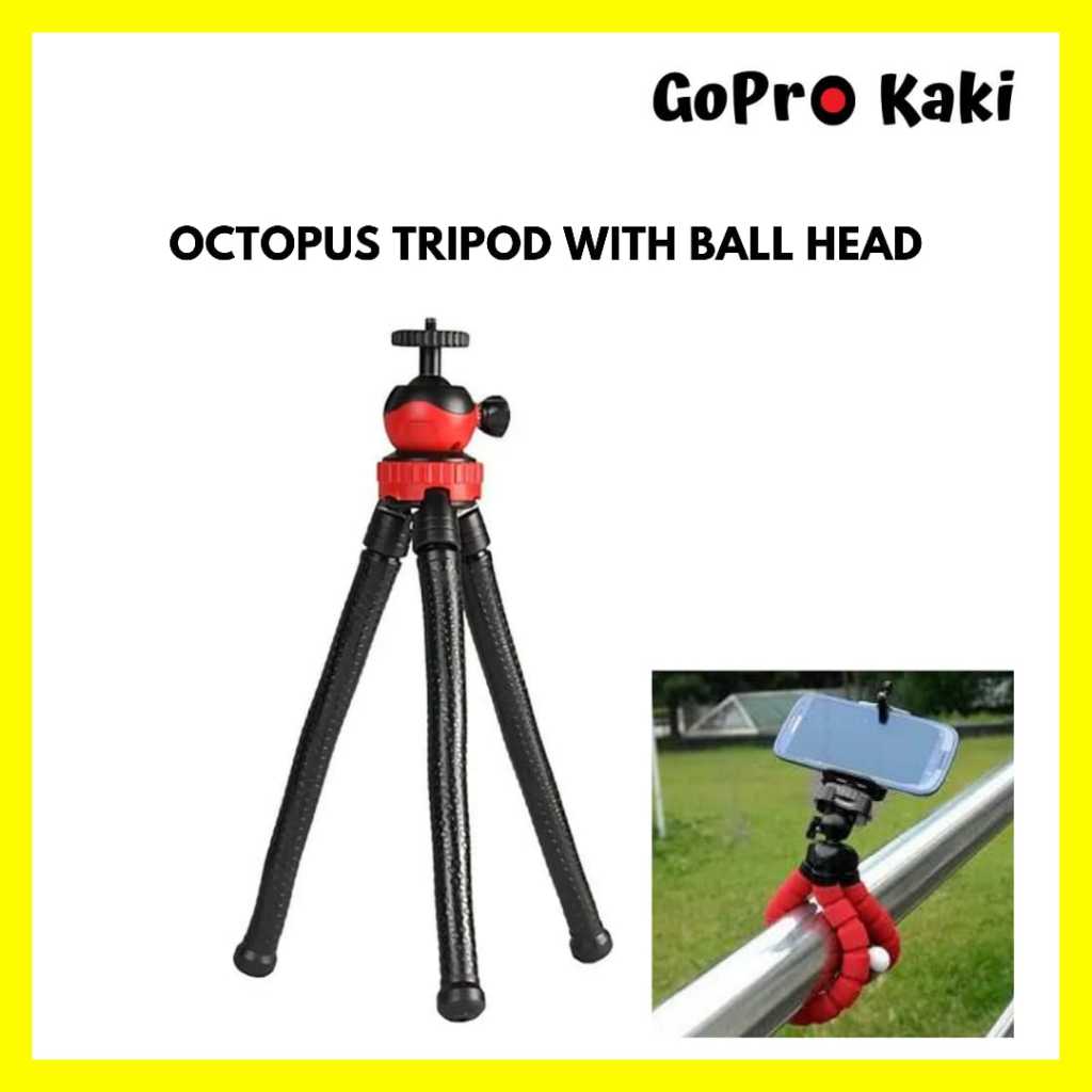 Portable Flexible Tripod Octopus Stand Gorilla Pod For Gopro Camera/SLR ...