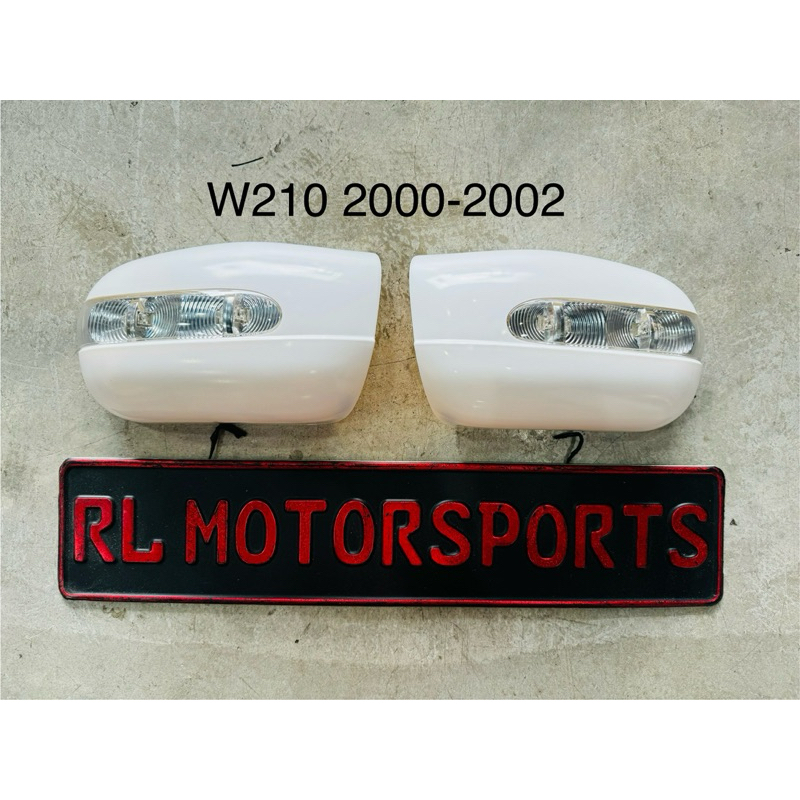 Mercedes Benz W210 SL R230 SLK R171 facelift side mirror cover LED fog ...