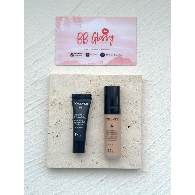 DIOR FOREVER 24HR MATTE FOUNDATION SPF 20 PA+++ 5ML / 2.7ML Unbox | Shopee Malaysia