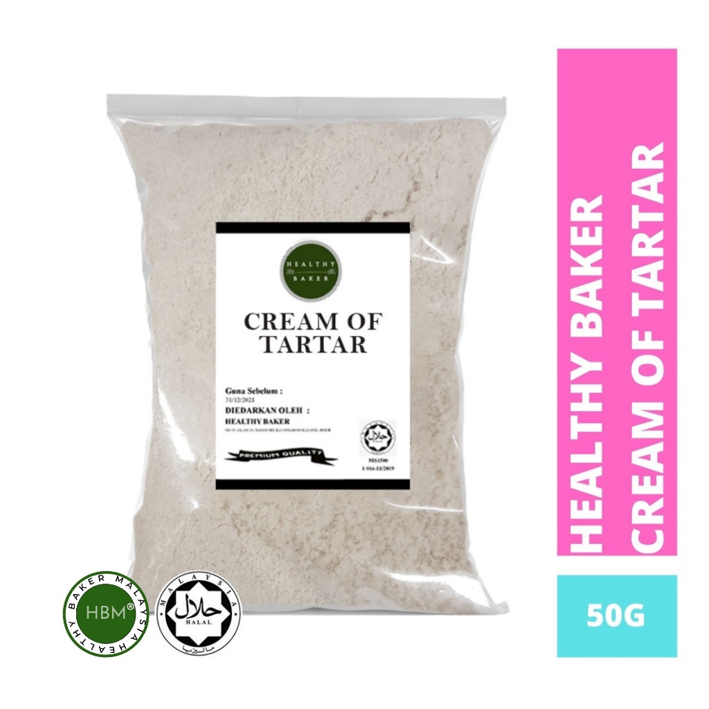 Cream of Tartar 50gm / Cream Of Tar Tar / halal / healthy baker ...