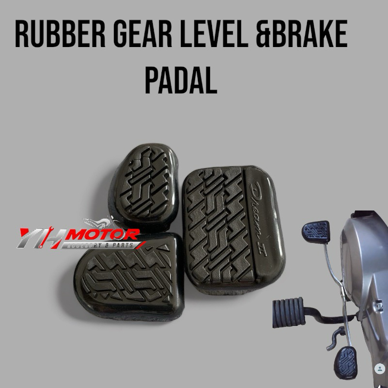 Getah rubberW125 brake padal dan gear padal ex5/dream/w110/c70/gbo ...