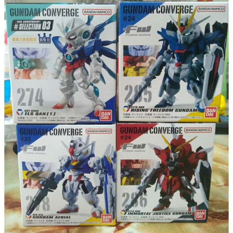 Bandai Gundam Converge OOQ ELS Aerial Rising Freedom Immortal Justice | Shopee Malaysia