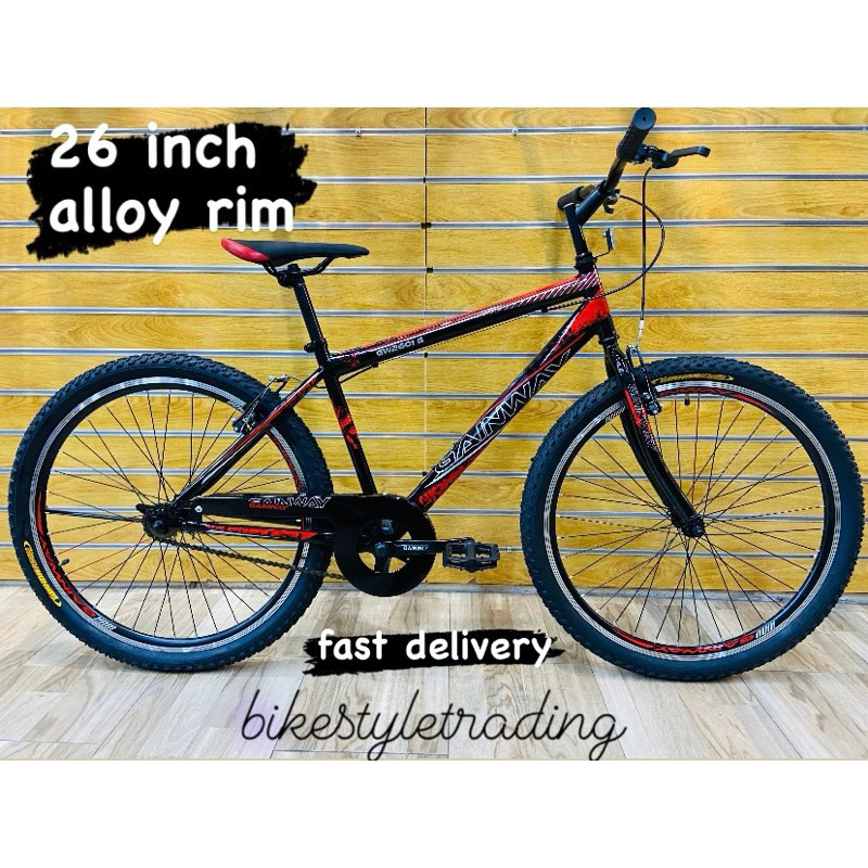 Ready Stock / Basikal Dewasa 26 Inci / Bicycle Single Speed Double Wall ...