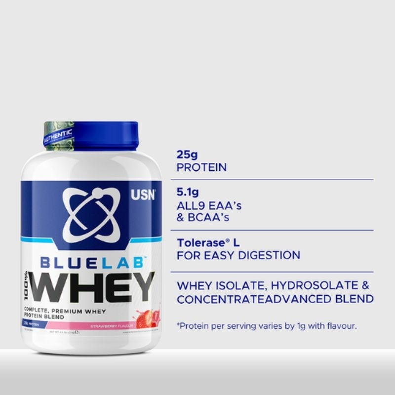USN Blue Lab Whey Protein (Free 1 shaker) | Shopee Malaysia