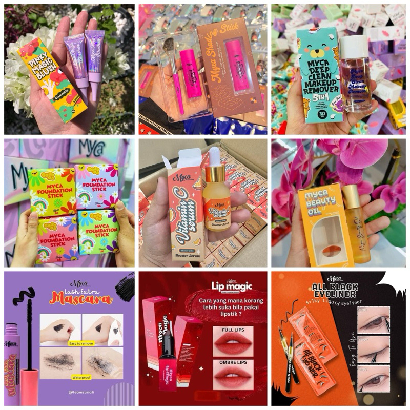 MYCA FONDATION&MATTE | MYCA MASKARA | MYCA PINKY MAGIC BLUSH | MYCA ...