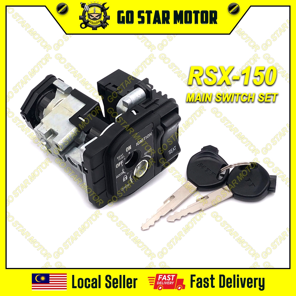 RSX RSX150 Main Switch Ignition Suis Kunci Key Set Complete Set ...