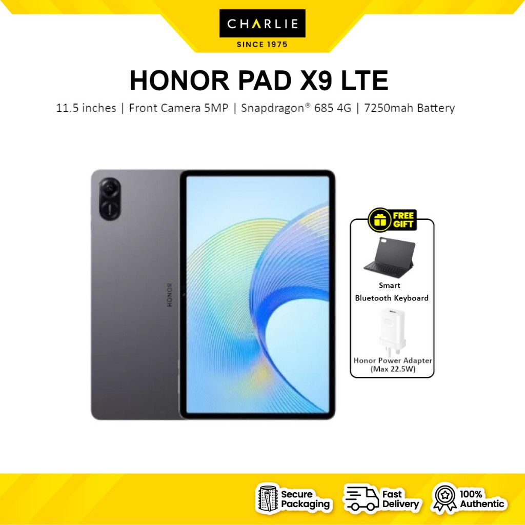 HONOR PAD X9A WIFI (8GB RAM+128GB ROM) / HONOR PAD X9 LTE (4GB RAM+ ...