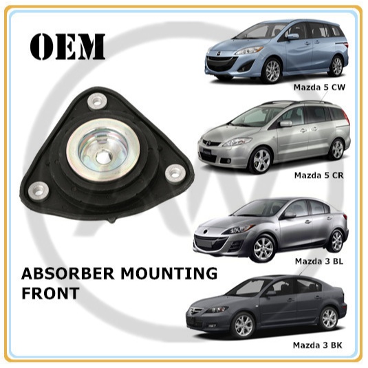 Mazda 3 BK Mazda 3 BL 2003-2013 Mazda 5 CR Mazda 5 CW 2005-2018 Front ...
