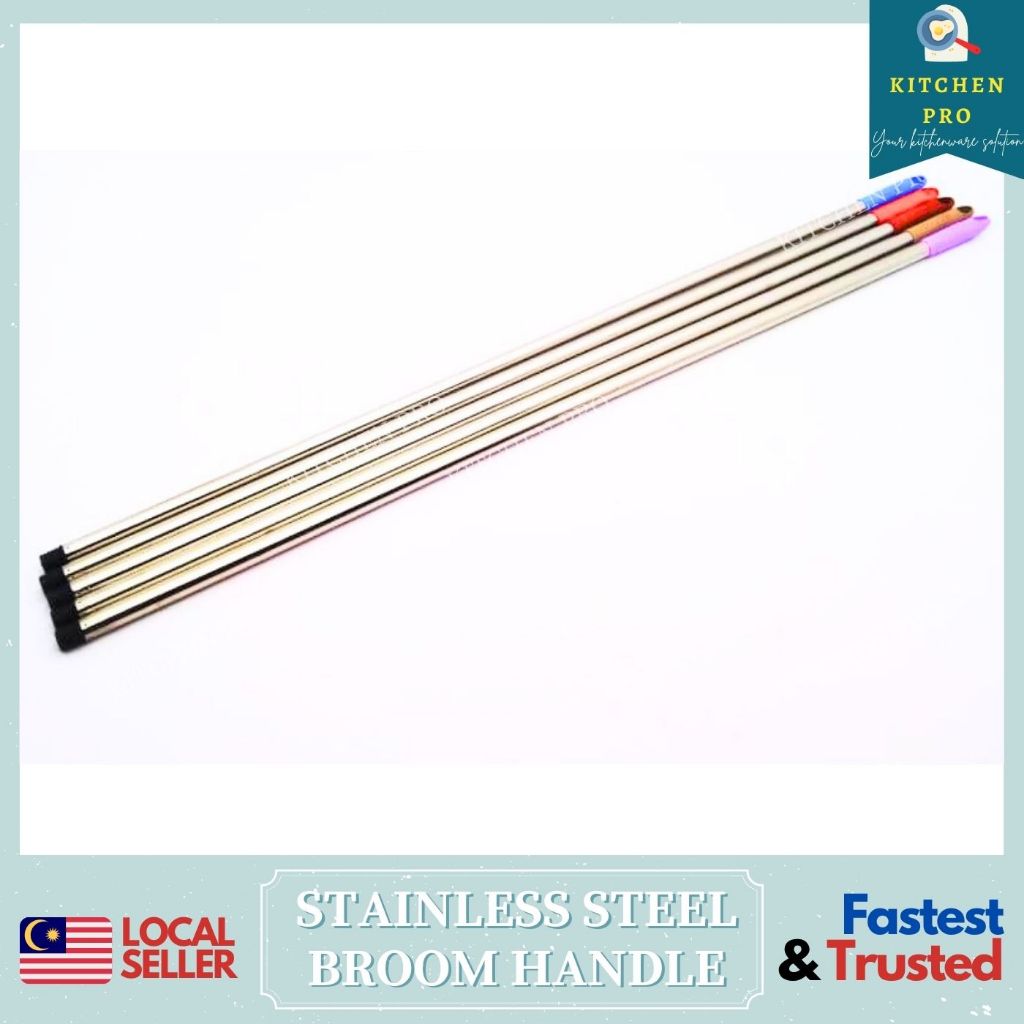 𝐊𝐈𝐓𝐂𝐇𝐄𝐍 𝐏𝐑𝐎 | Stainless Steel Broom Handle Rod / Accessories Pole ...