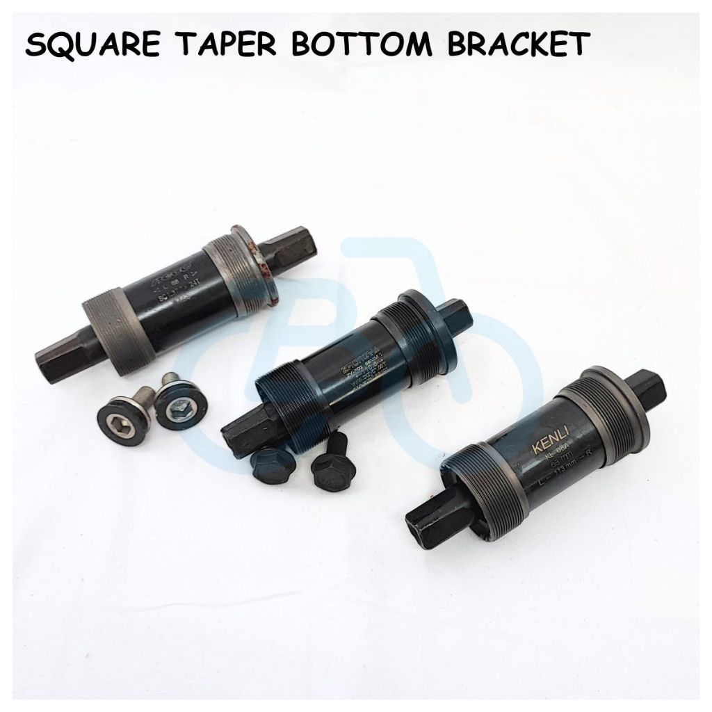 BICYCLE BLACK BOTTOM BRACKET SET (110,113,122.5MM) | Shopee Malaysia