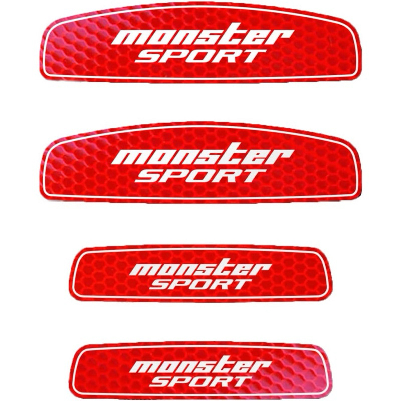 MONSTER SPORT 4pcs Reflective Door Stickers For Suzuki Cars Universal ...
