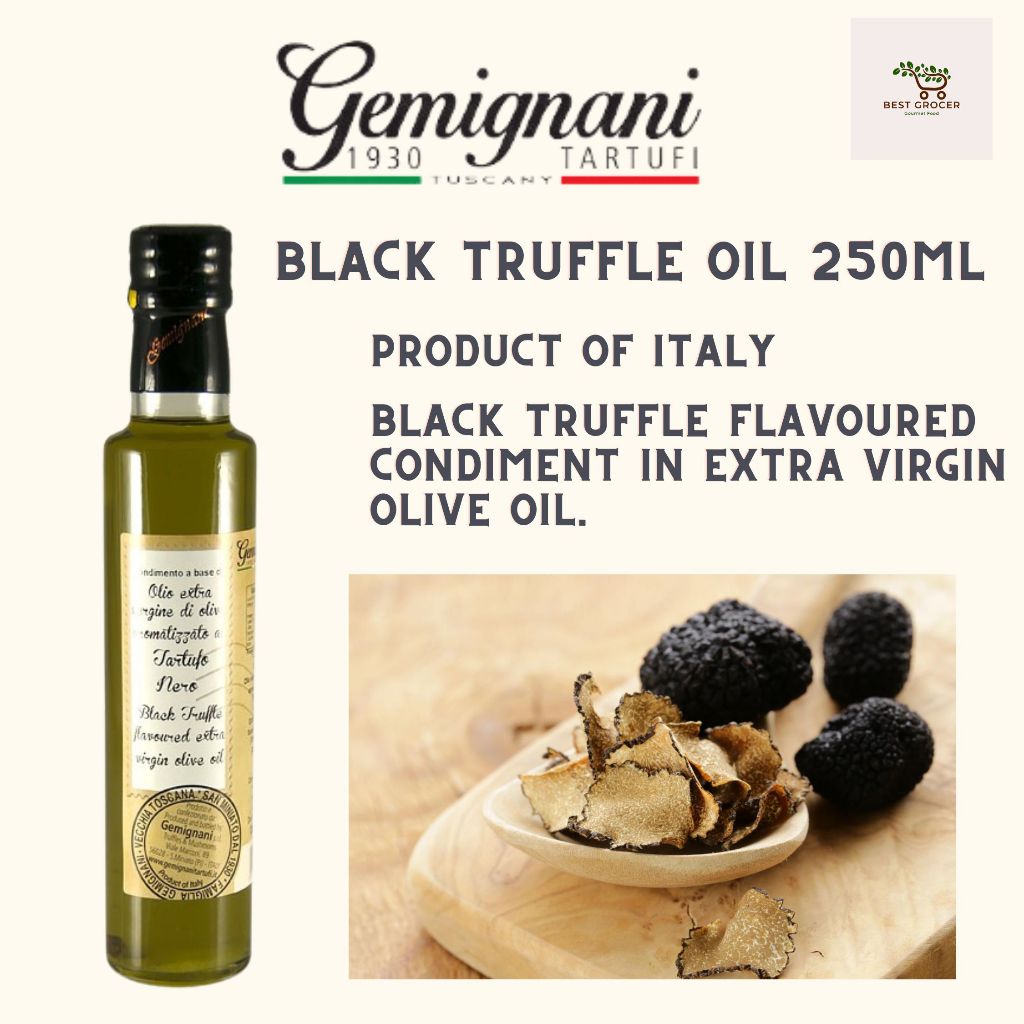 Black Truffle Oil Gemignani 250ml | Shopee Malaysia