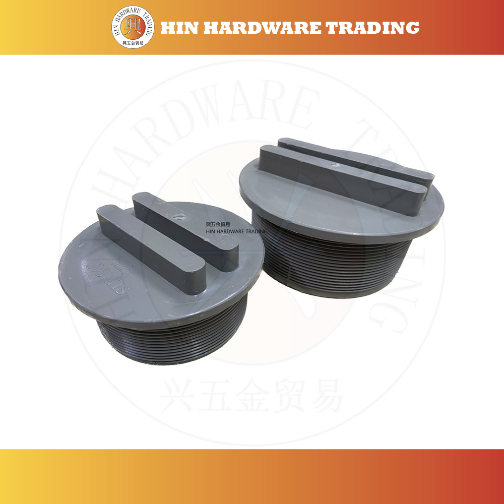 Penutup Palam PVC (PVC Plug) – Sambungan Paip 80mm ( 3" ) / 100mm ( 4 ...