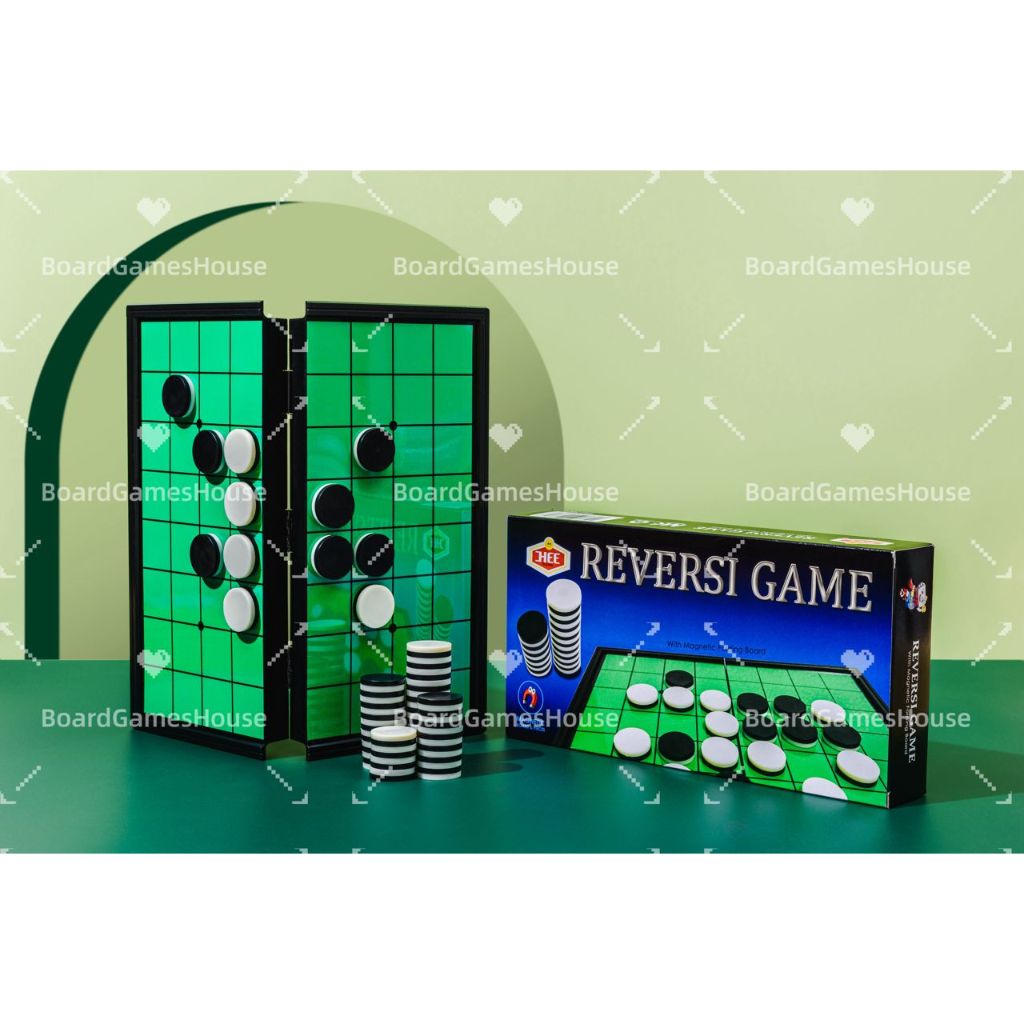 [PREMIUM QUALITY] Magnetic Foldable Reversi Game Board Chess Children ...