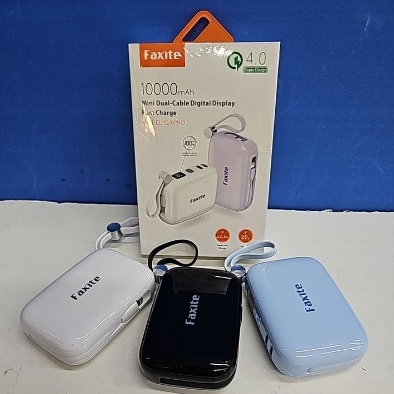 Mini power Bank Faxite Q10 PRO 10000 mAh22.5w 4.0 Super Fast Charge ...