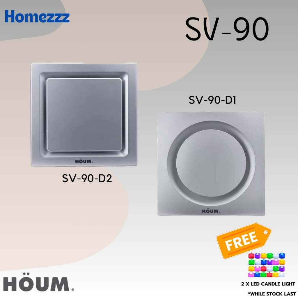 HOUM SV90 - SV90DC-D1 / SV90DC-D2 /SV120DC-D2 CEILING MOUNTED ...