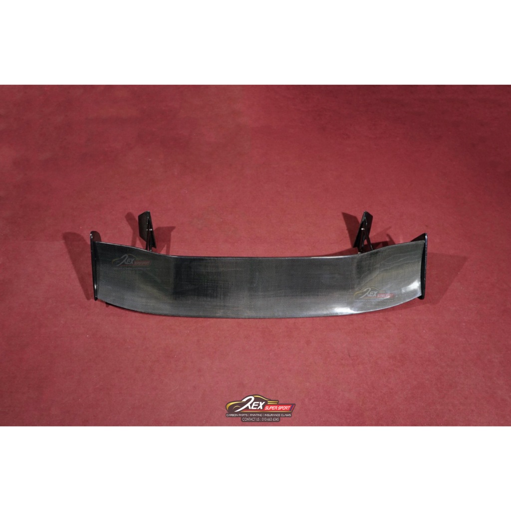 Honda FK8 Type R Rear Spoiler GT Voltex Type 1 Real Carbon Fiber Wings ...