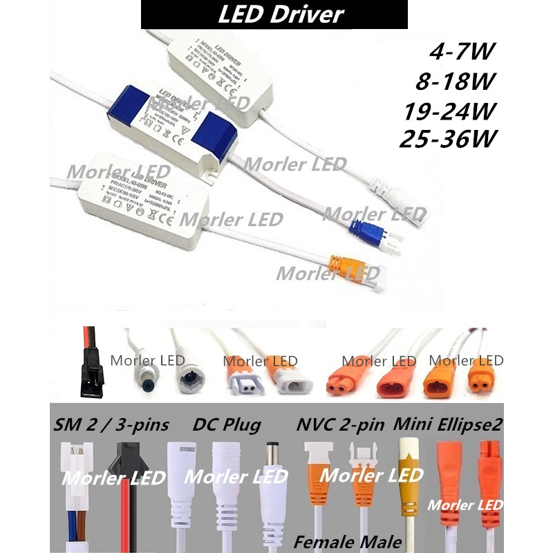 LED Driver / Transformer 3W 6W 9W 12W 15W 18W 24W 30W 36W | Shopee Malaysia