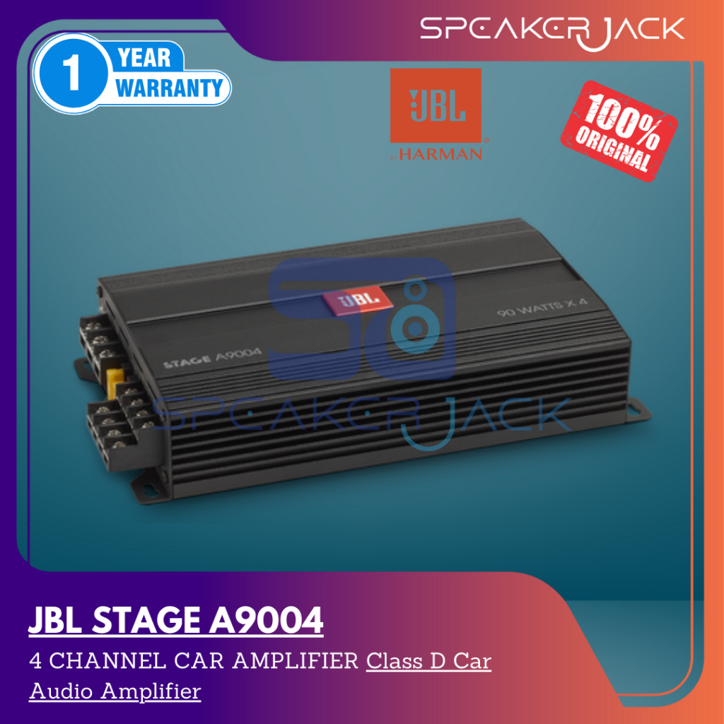 JBL Stage A9004 | 4-Channel Amplifier Class D Car Audio | Shopee Malaysia