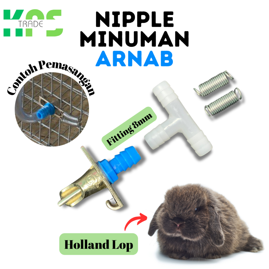 Bekas Minuman Arnab Nipple Minuman Arnab Rabbit Nipple Drinker Botol ...