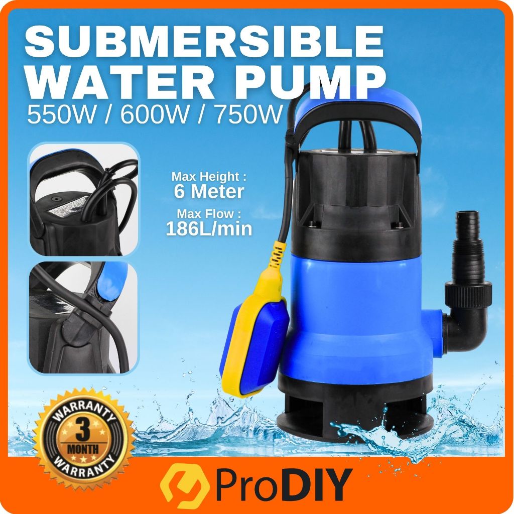 500W / 550W / 600W / 750W Sewage Automatic Submersible Water Pump Float ...