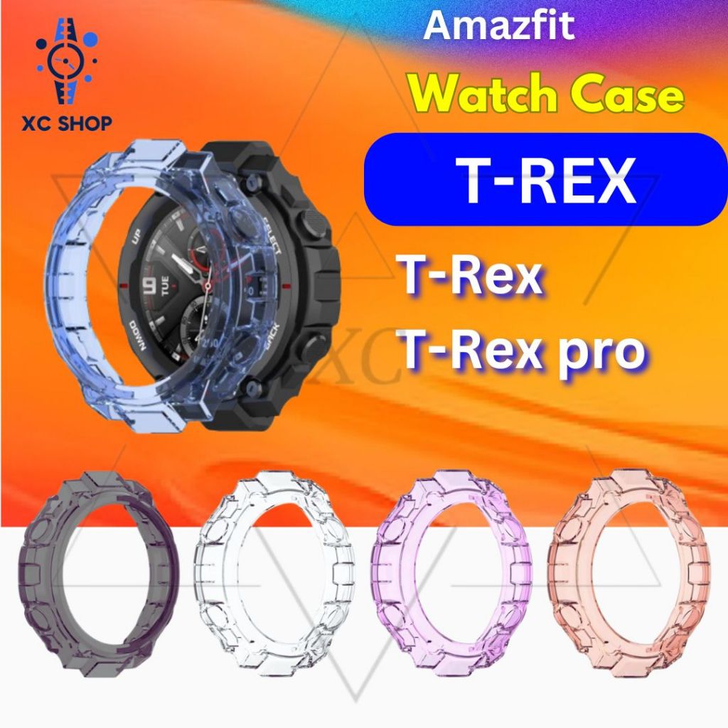 Compatible for Amazfit T Rex pro silicon silicone frame case protector ...