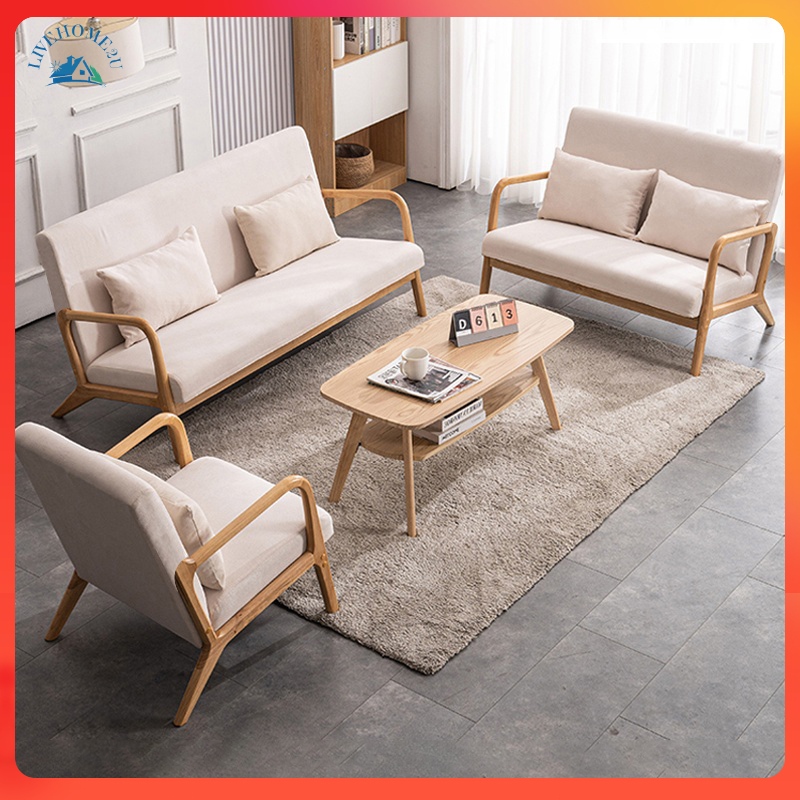 Sofa 1/2/3 Tempat Duduk dengan Rehat Kaki Kerusi Santai Kerusi Rehat ...
