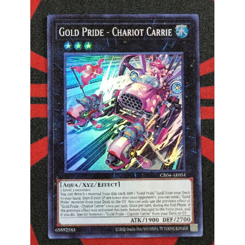 YUGIOH KONAMI CR04-AE054 Gold Pride - Chariot Carrie (Super Rare) | Shopee Malaysia