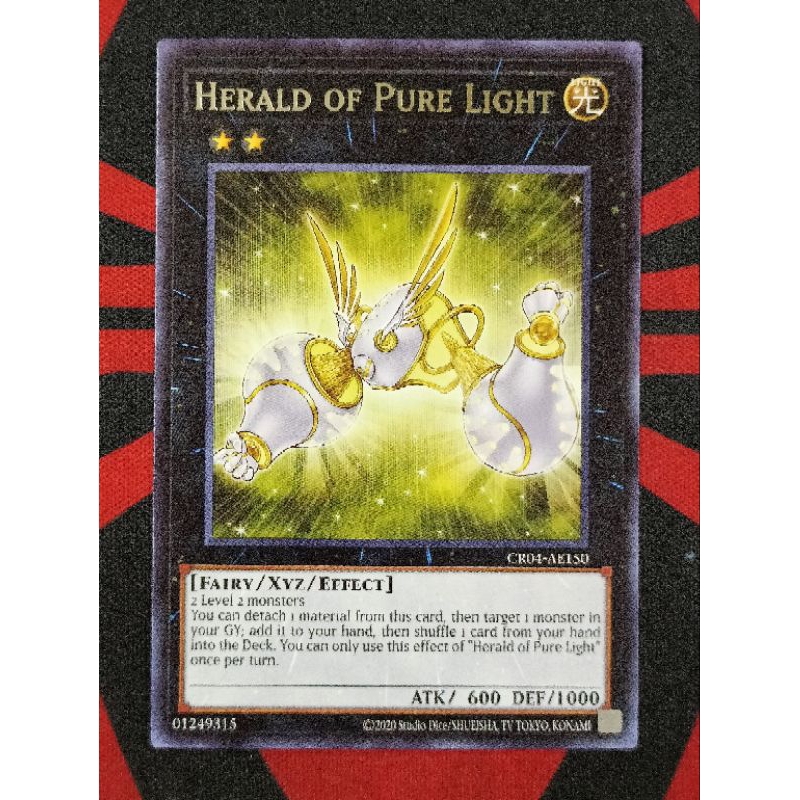 YUGIOH KONAMI CR04-AE150 Herald of Pure Light (Rare) | Shopee Malaysia