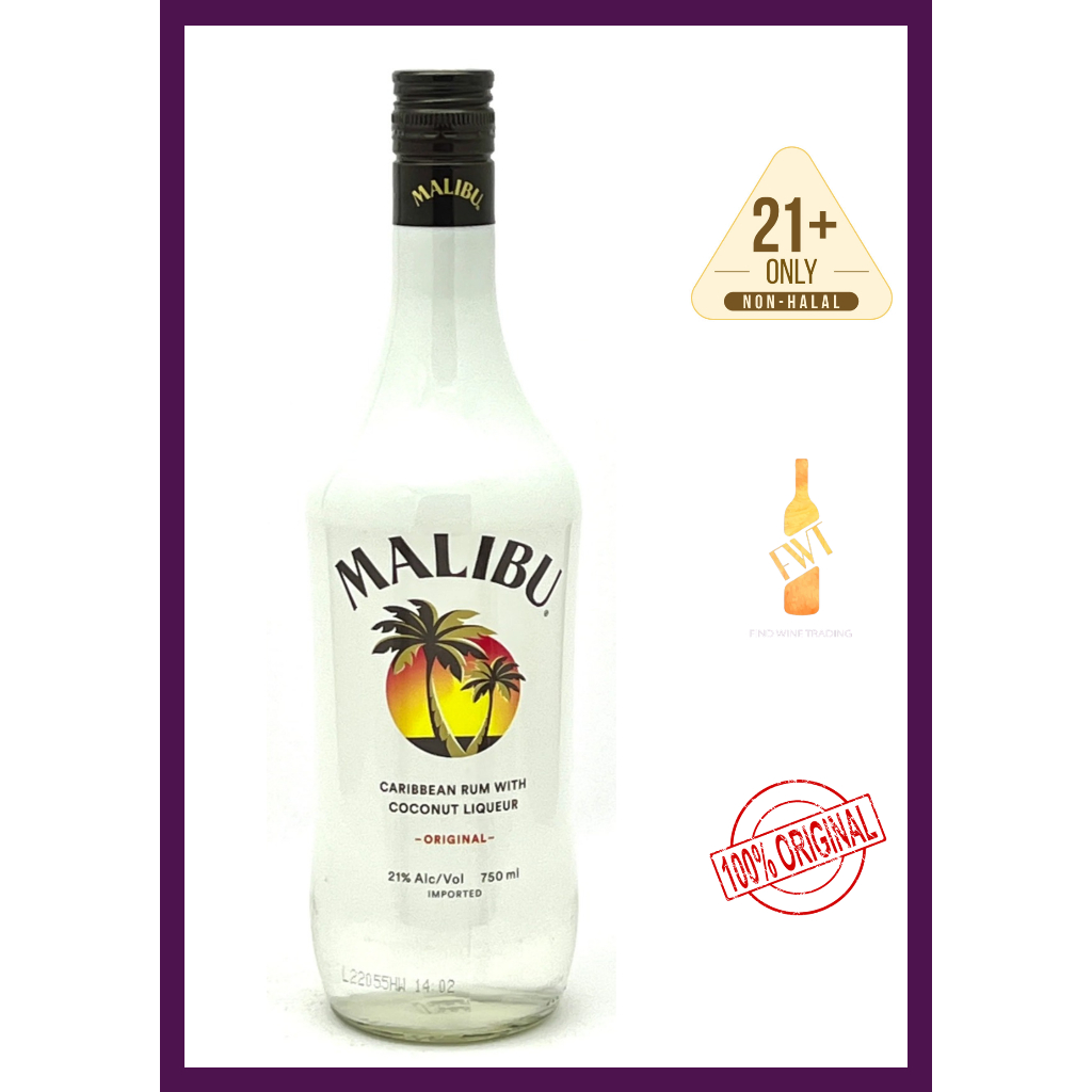 Malibu Original Coconut Rum 700ml 21abv | Shopee Malaysia