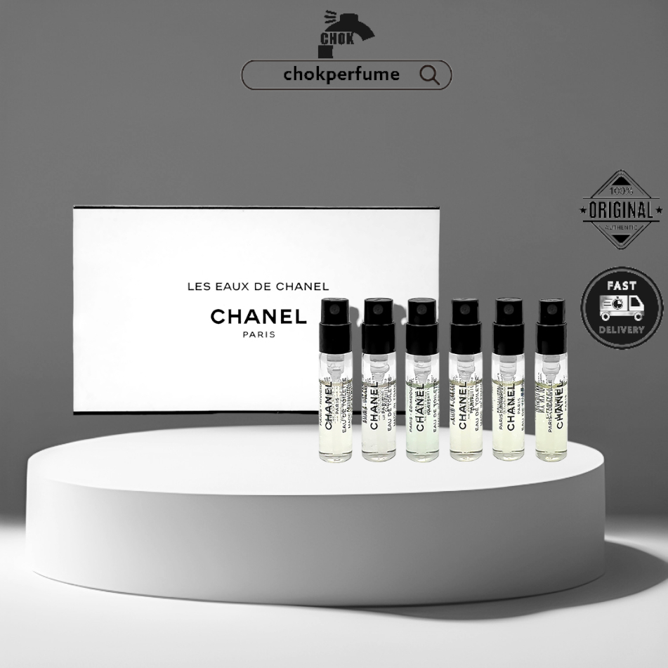 LES EAUX DE CHANEL 1.5ml x 6 Pcs Perfume Sample Vial Set (U) | Shopee ...